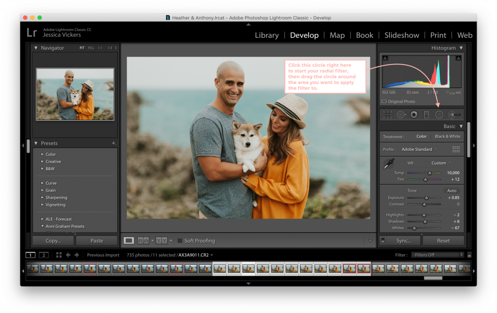 5 Lightroom Tools You Should Be Using | jessicavickers.com