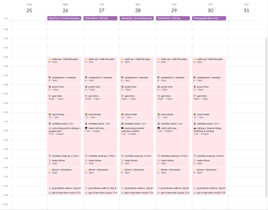 3 Ways to Set Yourself Up for A Productive Week | jessicavickers.com